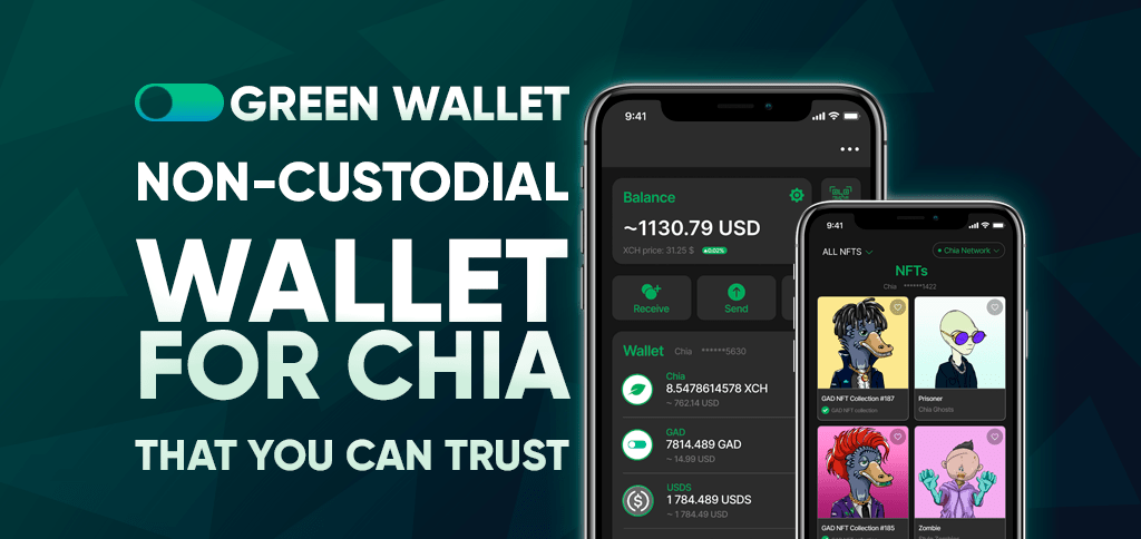 Green Wallet for Chia (XCH) - new release with NFT support
